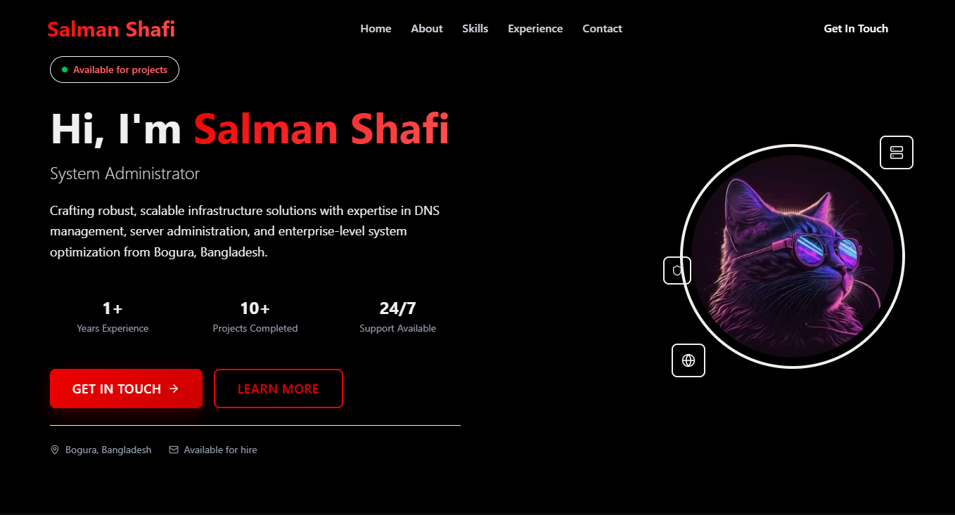 Salman Shafi - System Administrator